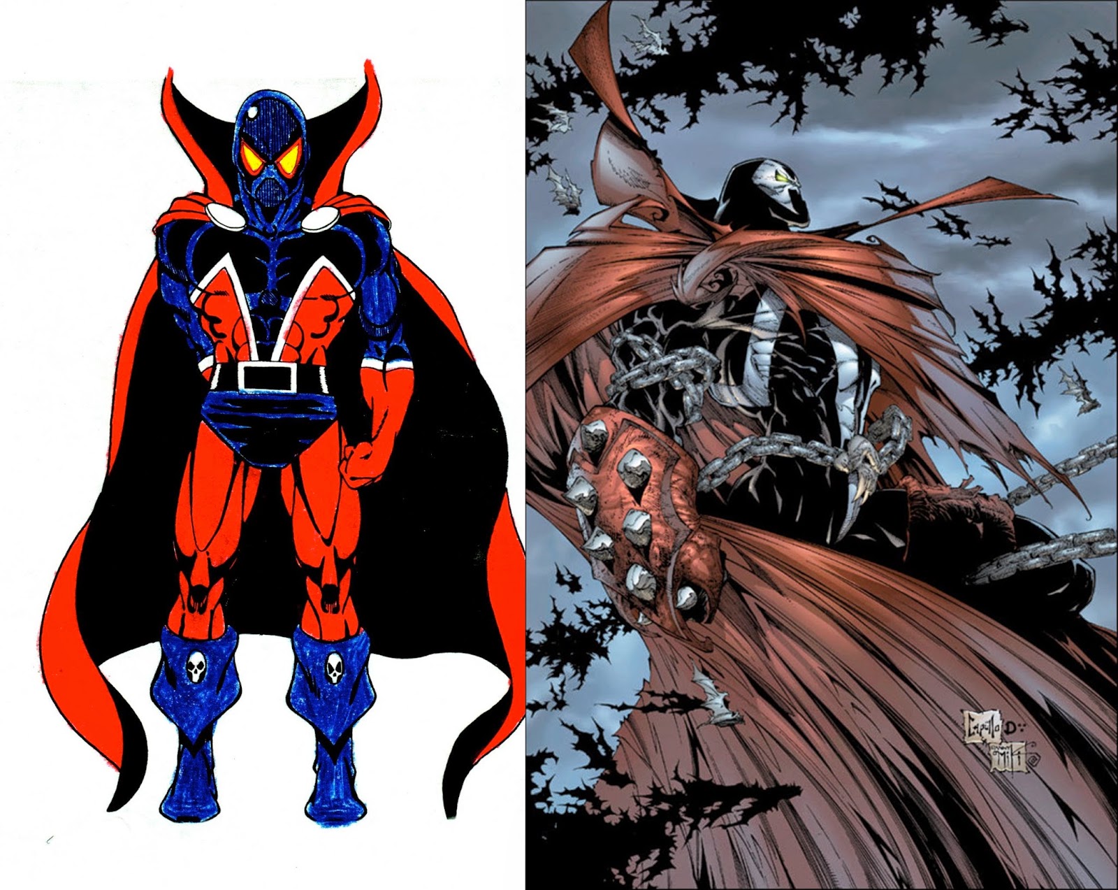 Primer diseño de SPAWN de Todd McFarlane | Comicrítico