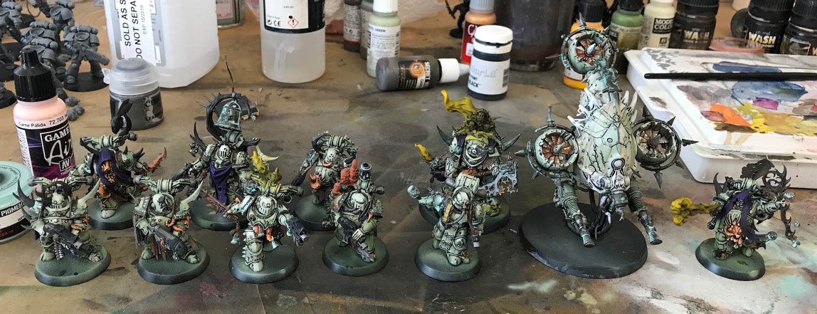 40k Hobby Blog: Dark Imperium Death Guard WIP 1