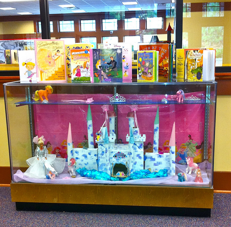 Paintings that Fly: PRINCESS LIBRARY DISPLAY