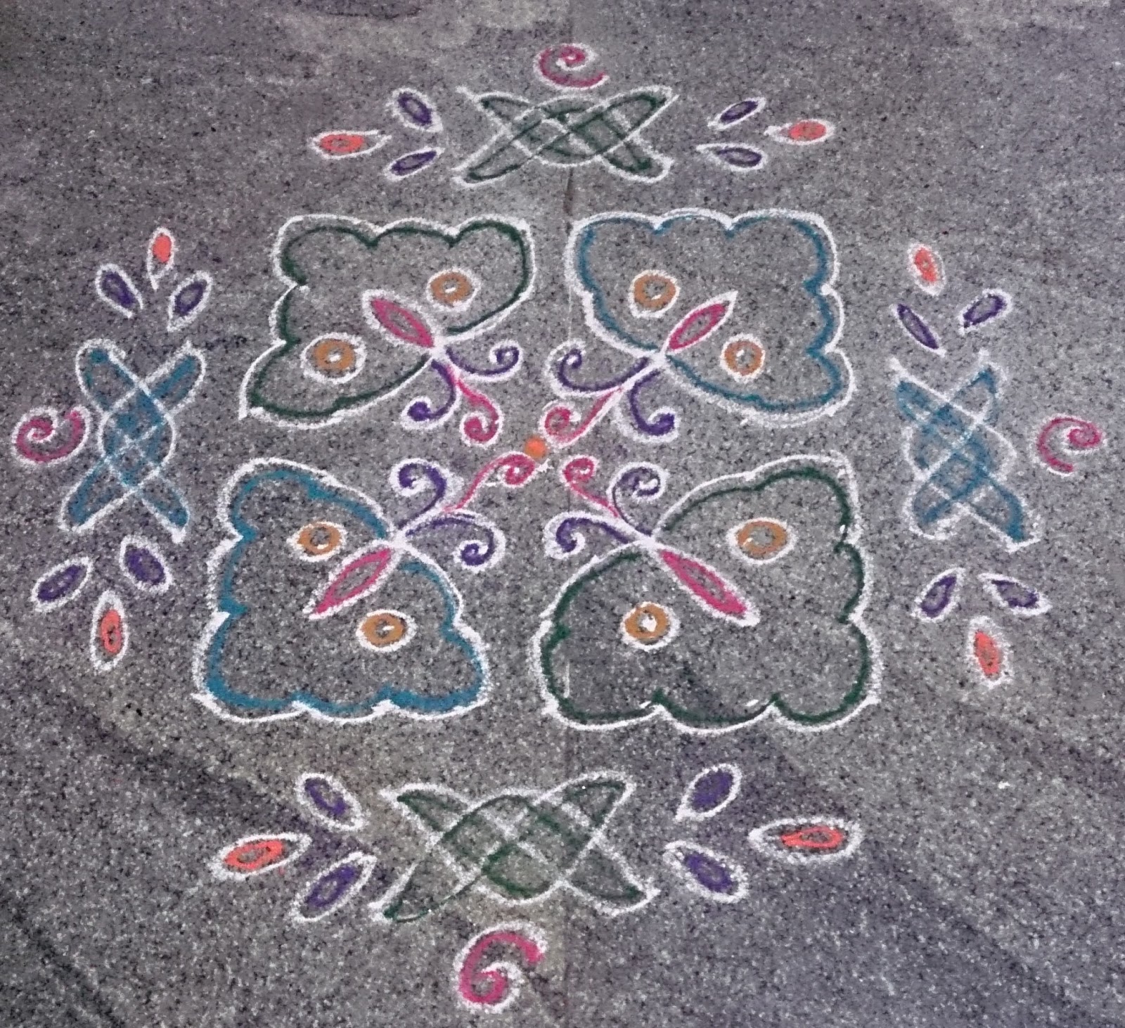 Muggulu blog: butterfly muggu