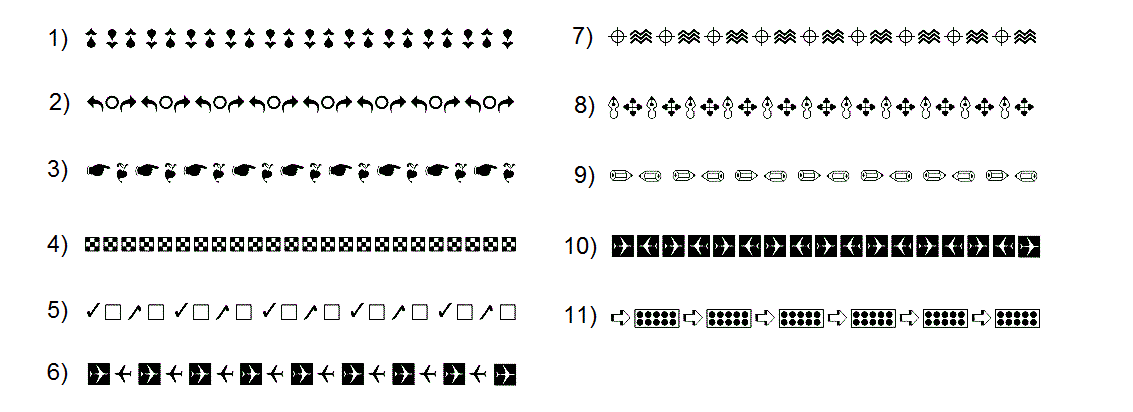 MEDIAN Don Steward mathematics teaching: frieze patterns