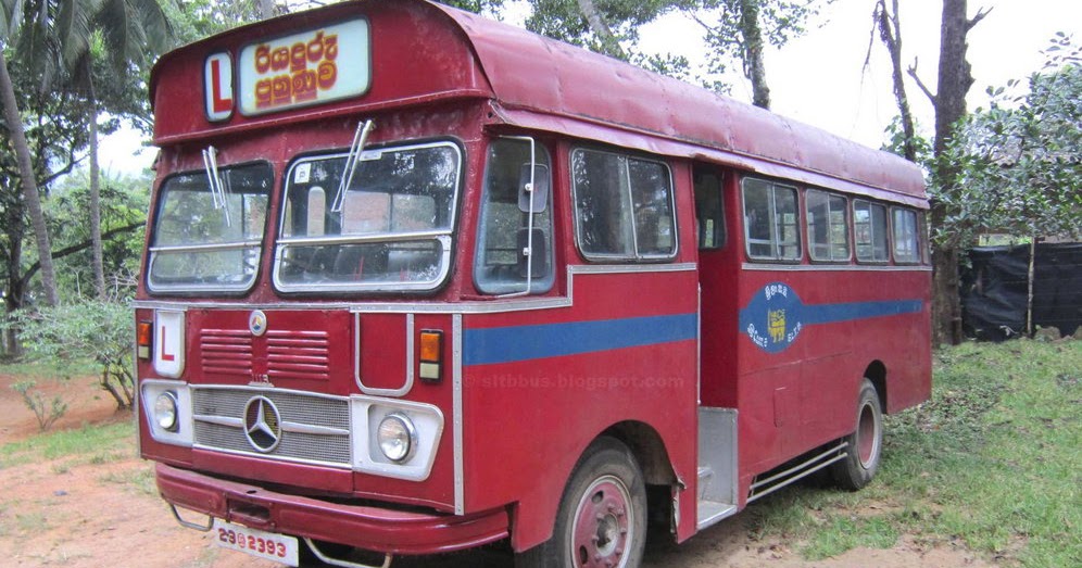 SLTB buses - ශ්‍රී ලංගම බස්: CTB bodied Mercedes-Benz LP 1113/42 bus ...
