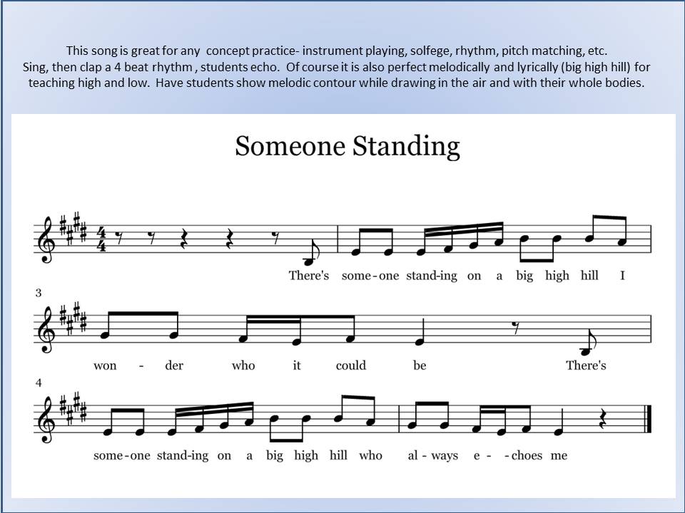 O For Tuna Orff: Teaching High/Low