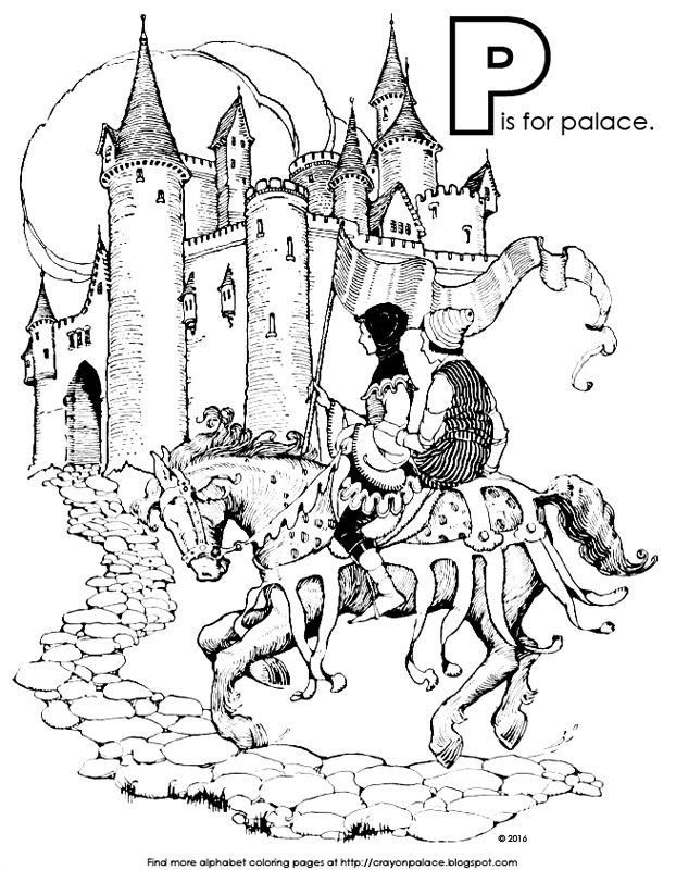 Palace Of Versailles Coloring Page Coloring Pages