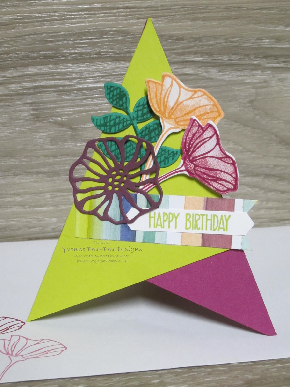 Pree Designs: Triangle Card Layout