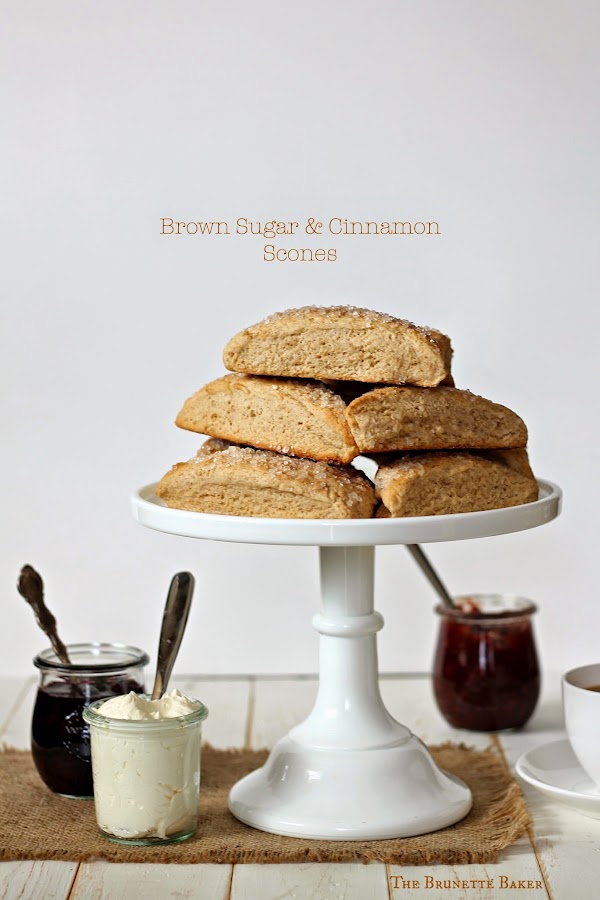 Brown Sugar & Cinnamon Scones | The Brunette Baker