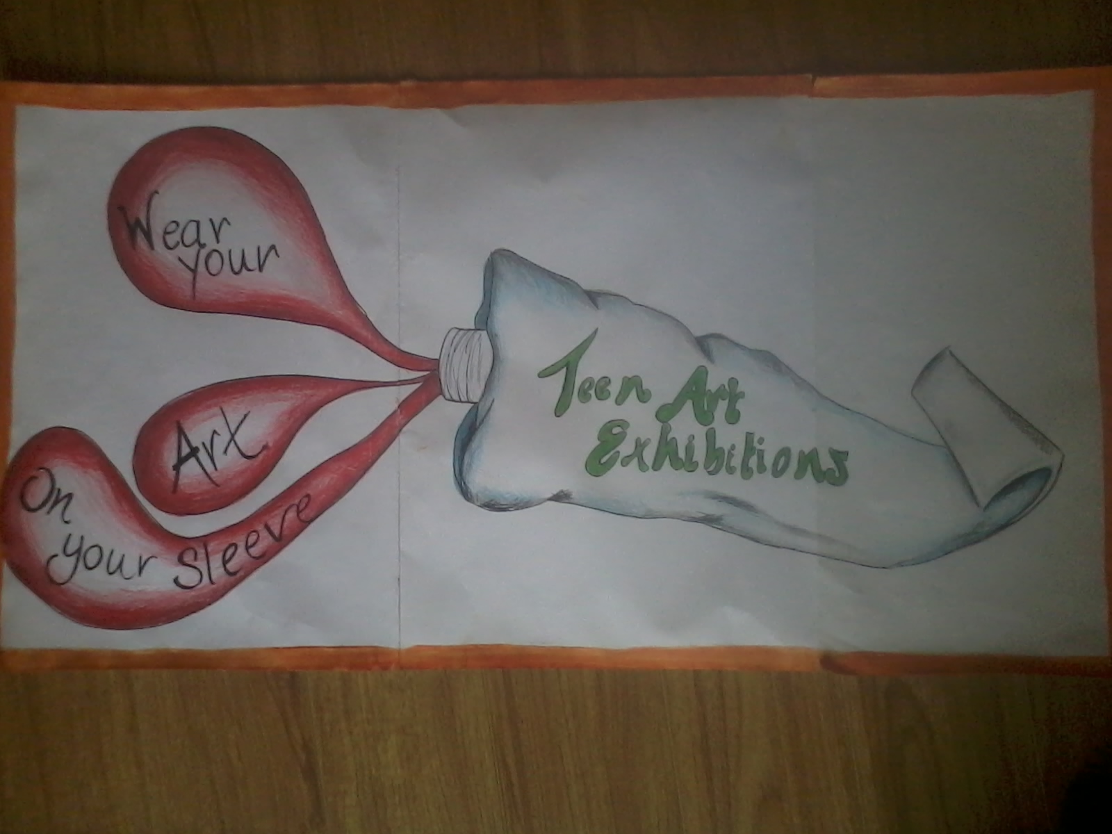 Teen Art Exhibitions: Poster Making- easy to follow steps!