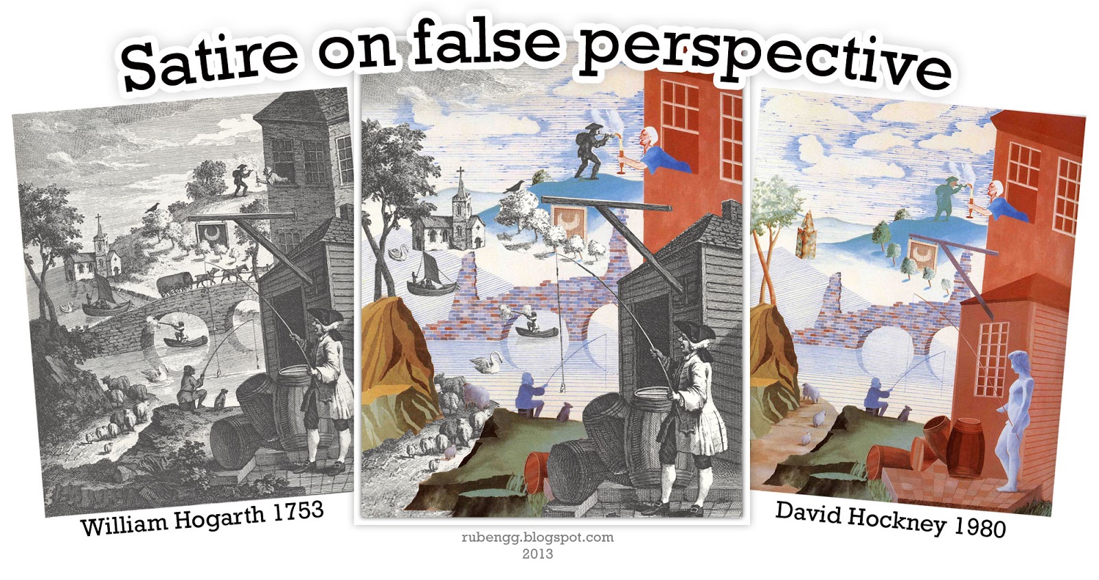 Rubén Garrido: Satire on false perspective