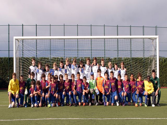 EUF: 99er zu Gast bei der U13 des FC Barcelona