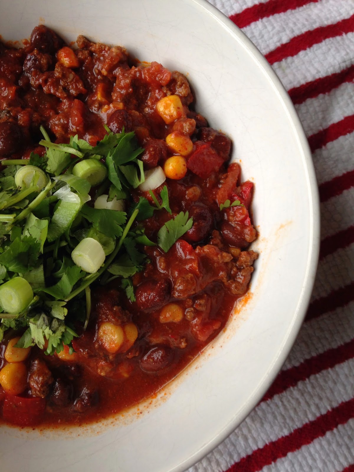 Living A Good Food Life: Living Room Chili
