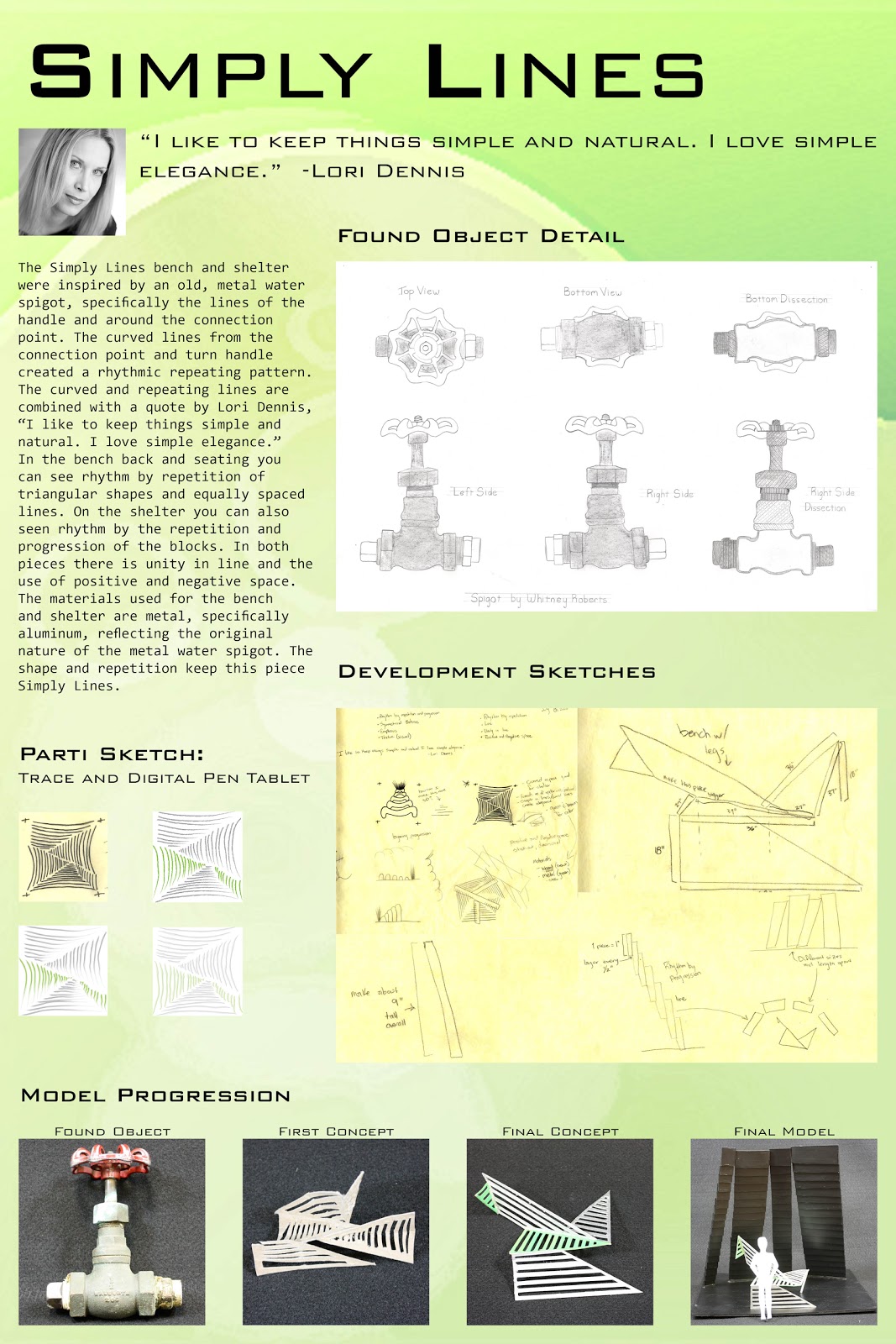 Designs by Whitney Roberts: Process Poster