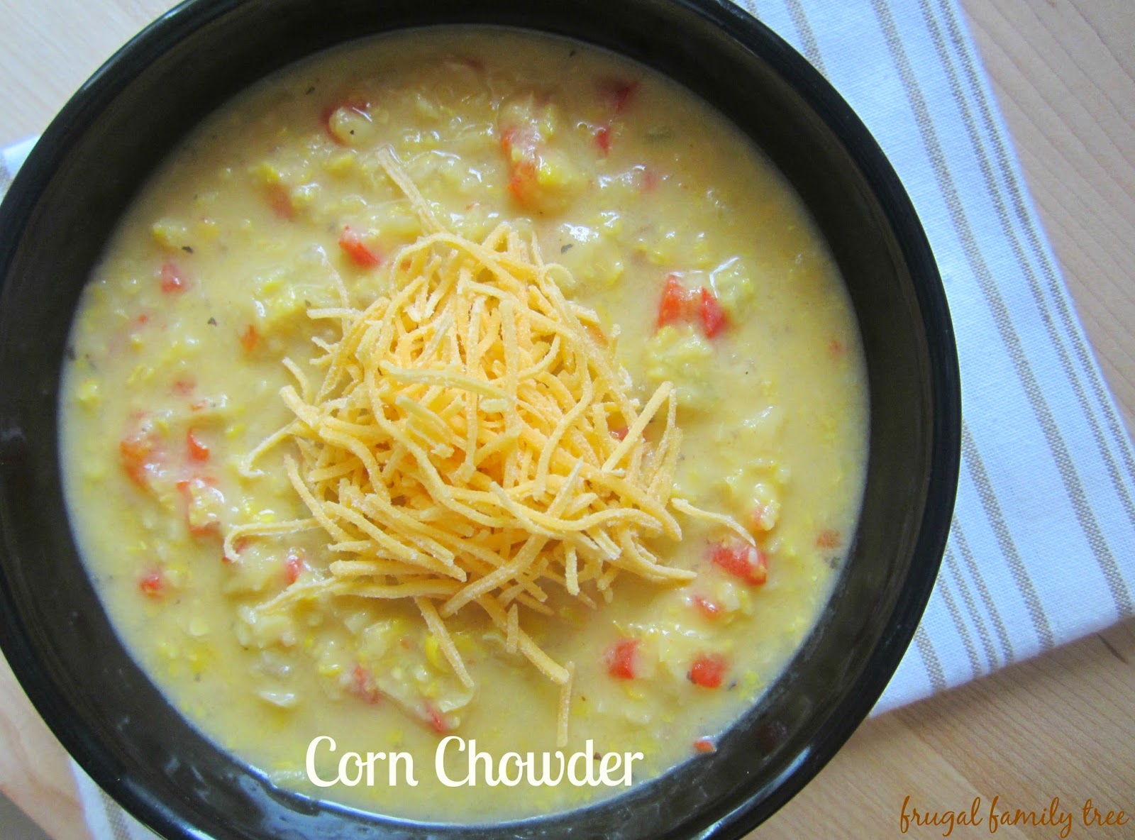 Corn Lovers Corn Chowder Recipe | Frugal Family Tree