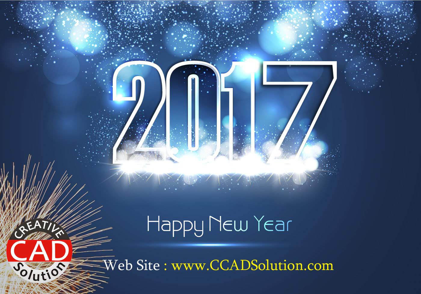 Creative CAD Solution: Wish You a very Happy New Year 2017