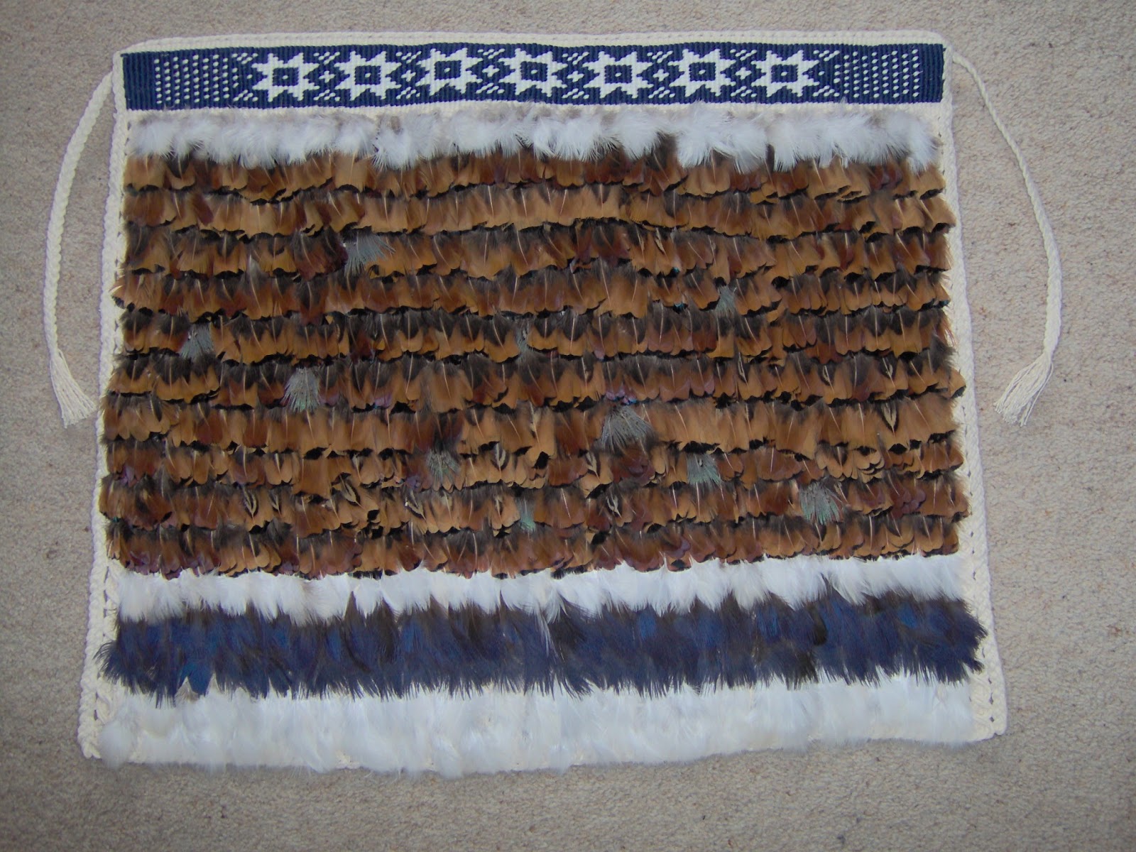 Robin Weaves Korowai: Gallery