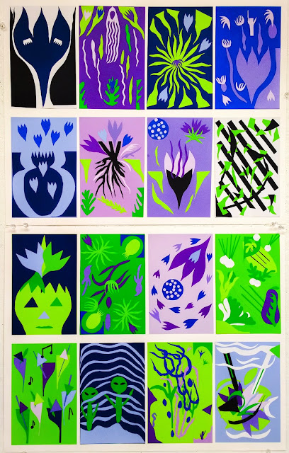 2AD, Matisse Cut Paper Collage