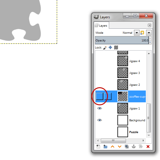 PhotoEffect: Jigsaws Puzzle Collage in GIMP [Free Template]