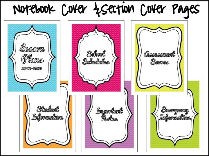 First Grade Fanatics: Lesson Plan Notebook Makeover
