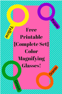 Free Printable Color Magnifying Glasses