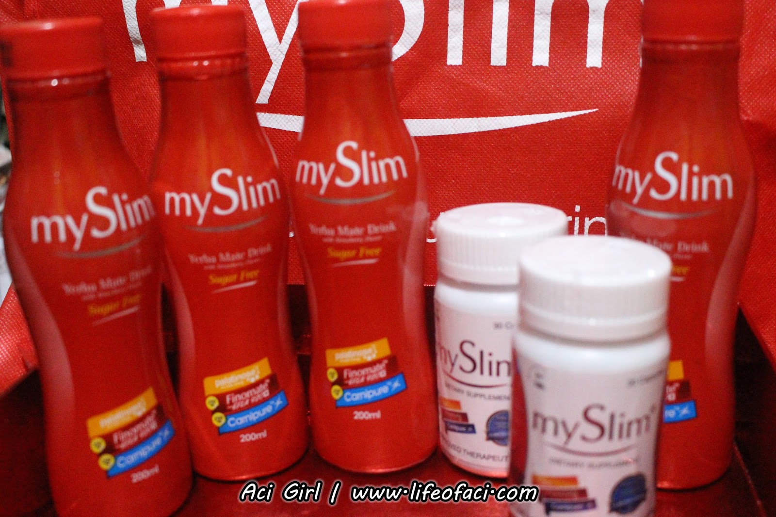MySlim Yerba Mate Drink and Capsules | Aci Girl