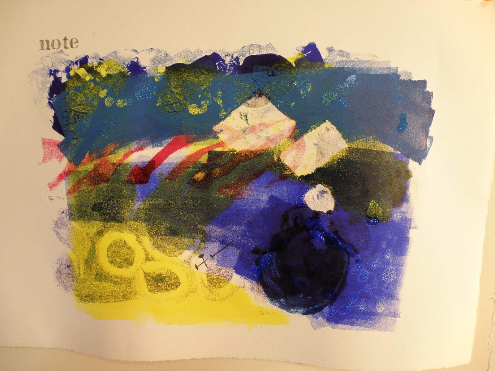 Paul Klee Drawing Is Taking A Line For A Walk