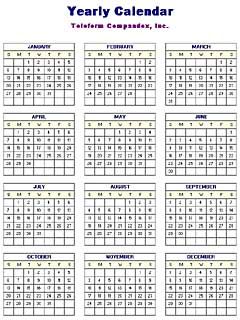 Yearly Calendar - MS Excel Template Download FREE ~ I m Saif Ali