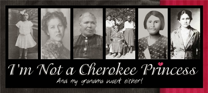 The Adventures of Bill and Sheila: My Great Grandmother Was A Cherokee ...