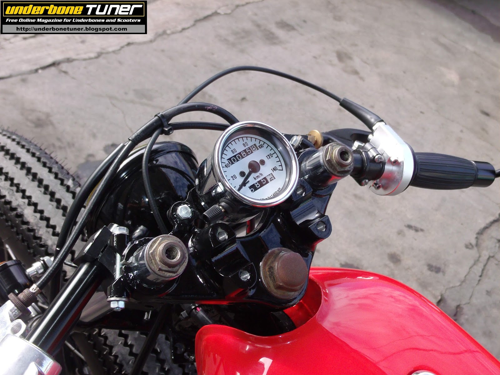 underbone tuner: Built like a Bullet: Honda TMX Cafe Racer by Revolt Cycles