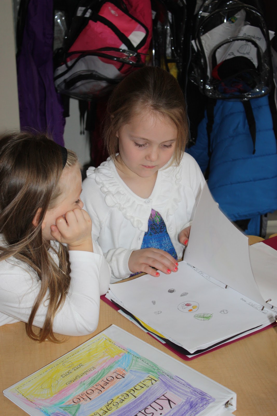 Mrs. Atkin's Kindergarten: Portfolios- Preparing for Student-Led ...