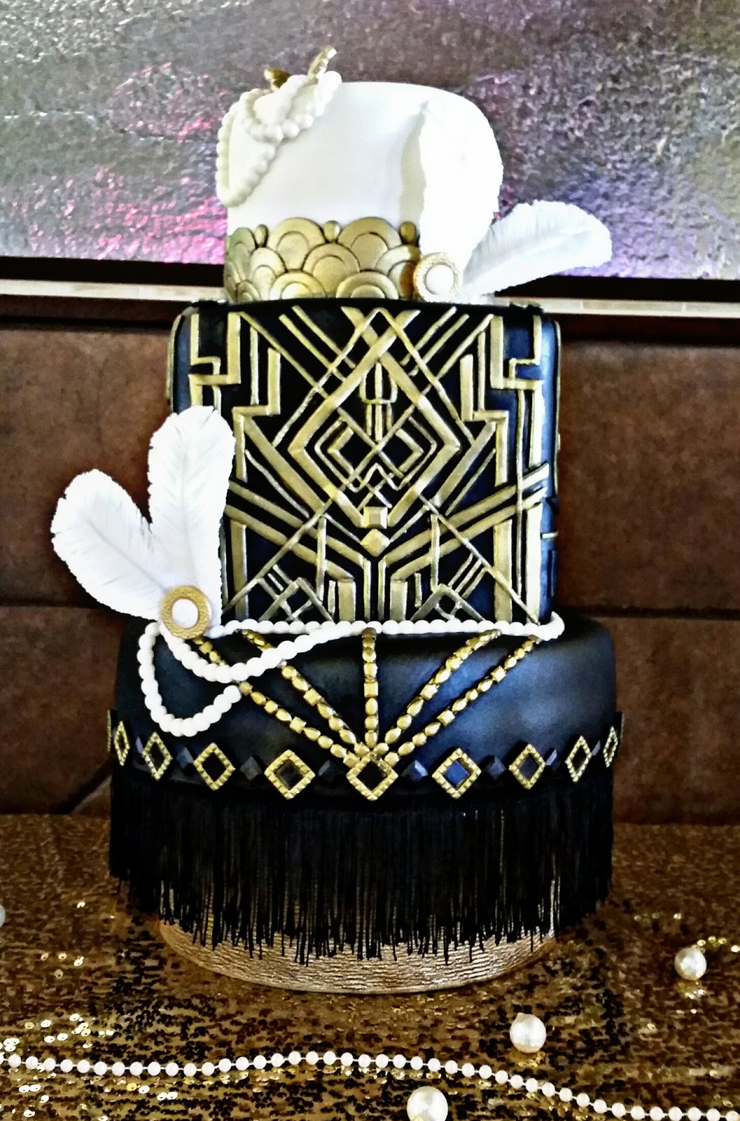 MyMoniCakes: Great Gatsby Roaring 20's cake