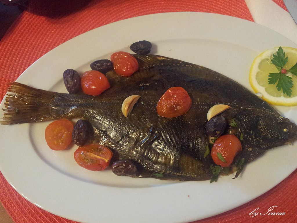 Pasiune si culoare: Cambula (Pleuronectes flesus) la cuptor