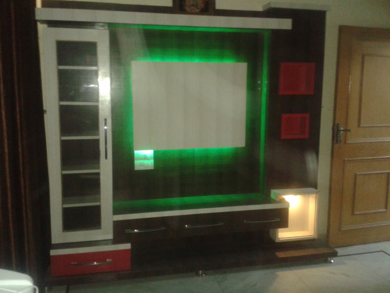 K K WOOD DESIGN NAMOL, SANGRUR : WOODEN LCD PANEL MADE BY K K WOOD ...