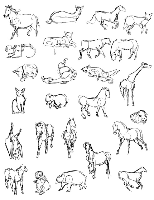 casey hunt: Gesture Drawing Tool | Animals!