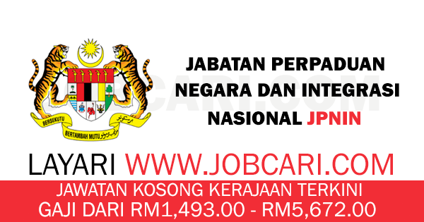 JAWATAN KOSONG TERKINI DI JABATAN PERPADUAN NEGARA DAN INTEGRASI ...