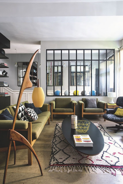 A Parisian house with chic and authentic spirit