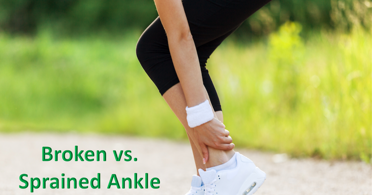Sports Medicine: What's the Difference between a Broken and Sprained Ankle?