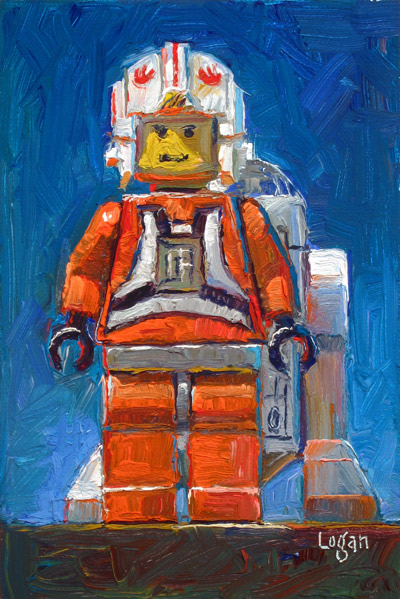 Raymond Logan's Latest Work: LEGO Luke Skywalker and R2D2