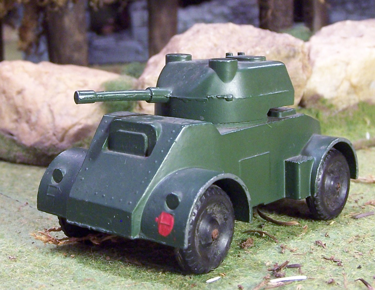 WWII Plastic Toy Soldiers: British Reconnaissance Vehicles
