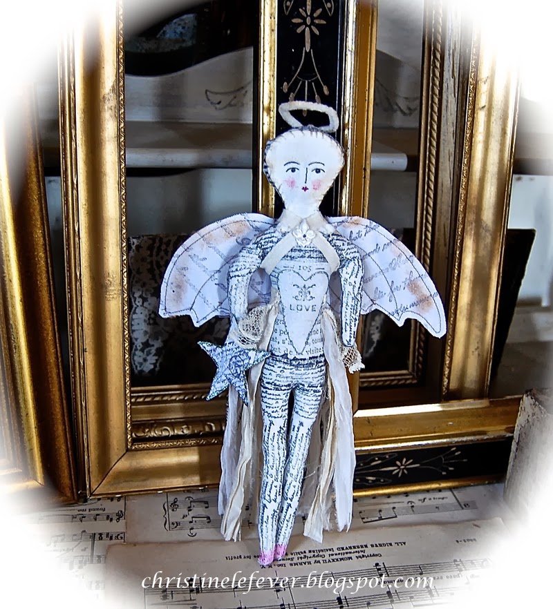 Christine LeFever: Cloth Angel Doll ~ New Design