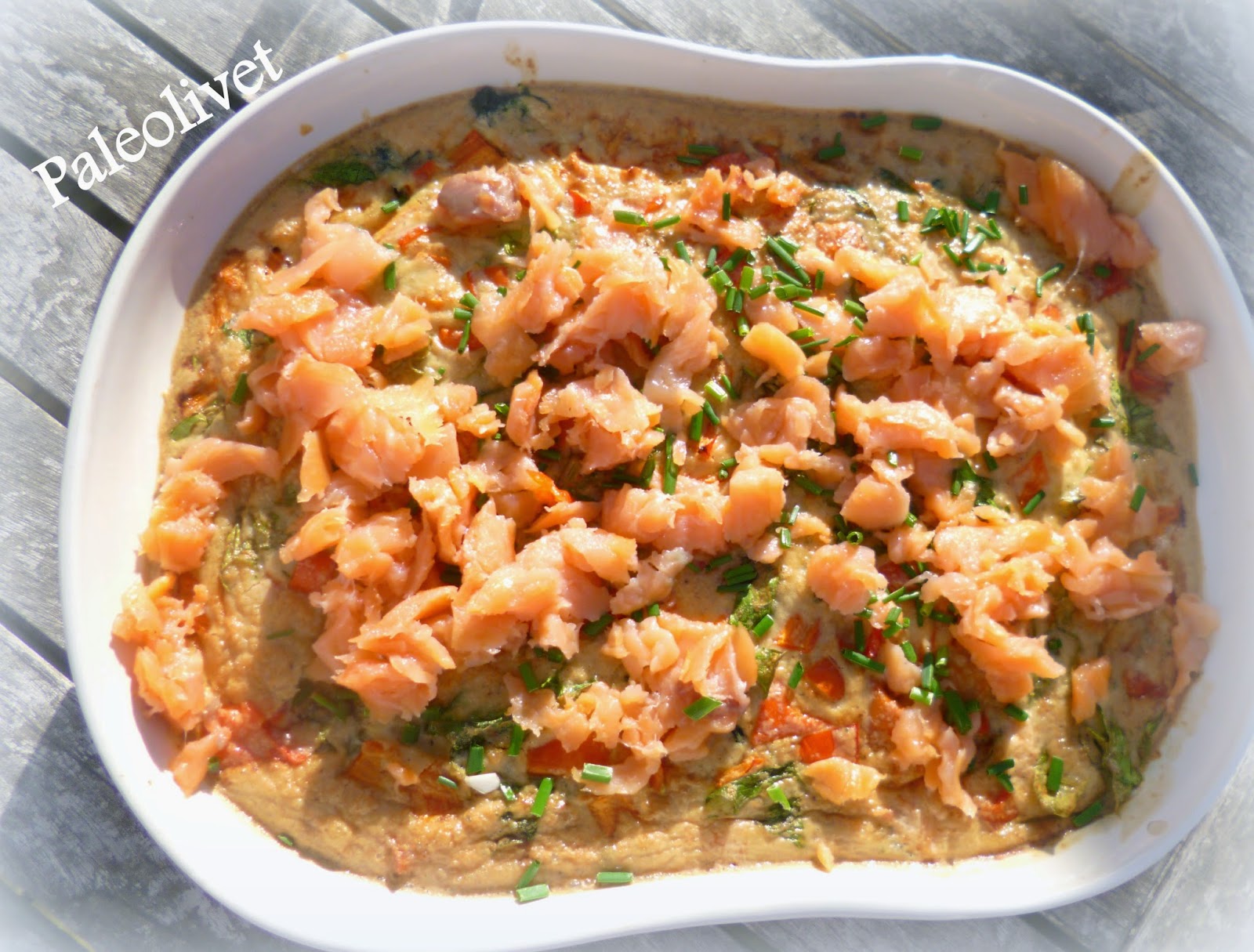 Paleolivet: Laksetærte (Bundløs)