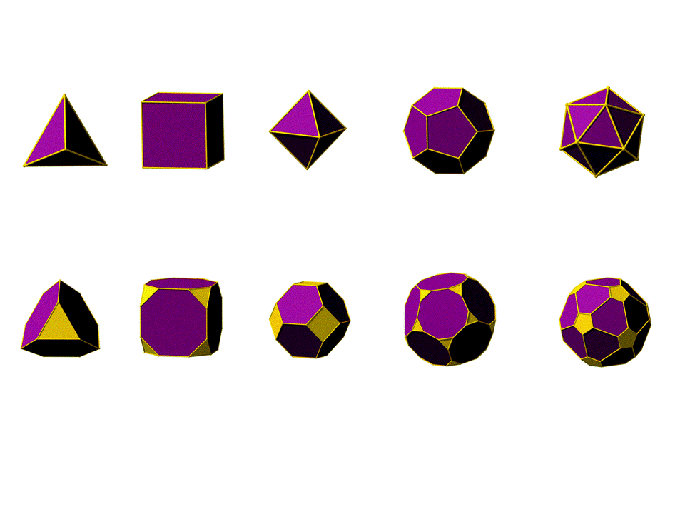 MEDIAN Don Steward mathematics teaching: 3D geometry: truncated polyhedra