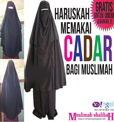 Apakah Wajib Bercadar Bagi Muslimah?? ~ Maktabah Al-Karawanjy