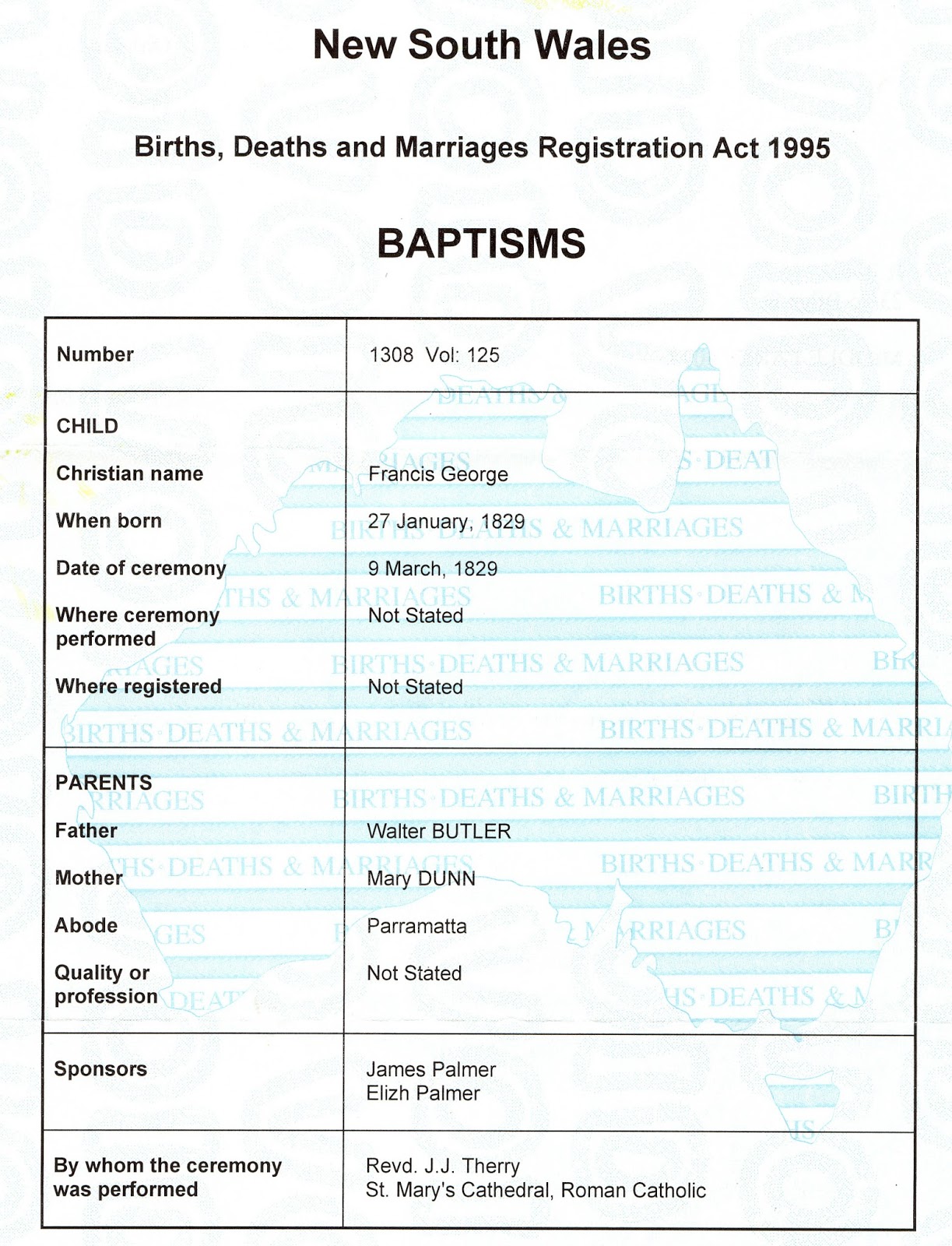 Walter Butler (c.1807-1870)- the life of a 'currency' lad born in the ...