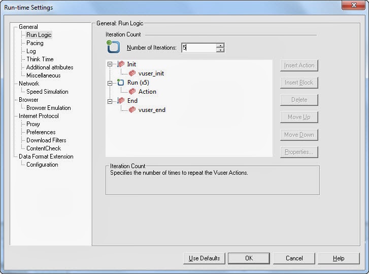 Apm World Run Time Settings In Vugenloadrunner