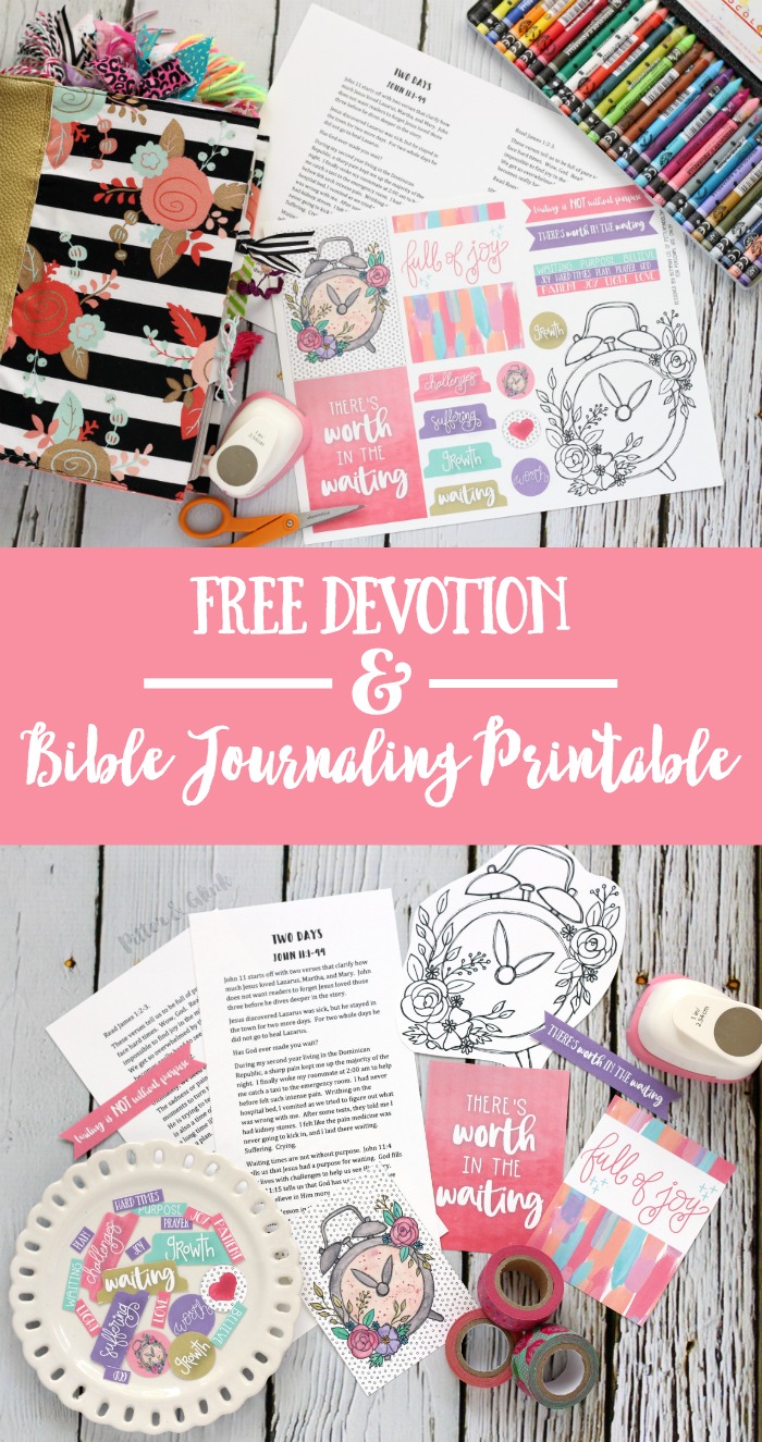 PitterAndGlink: Free Two Days Devotion + Bible Journaling Printable
