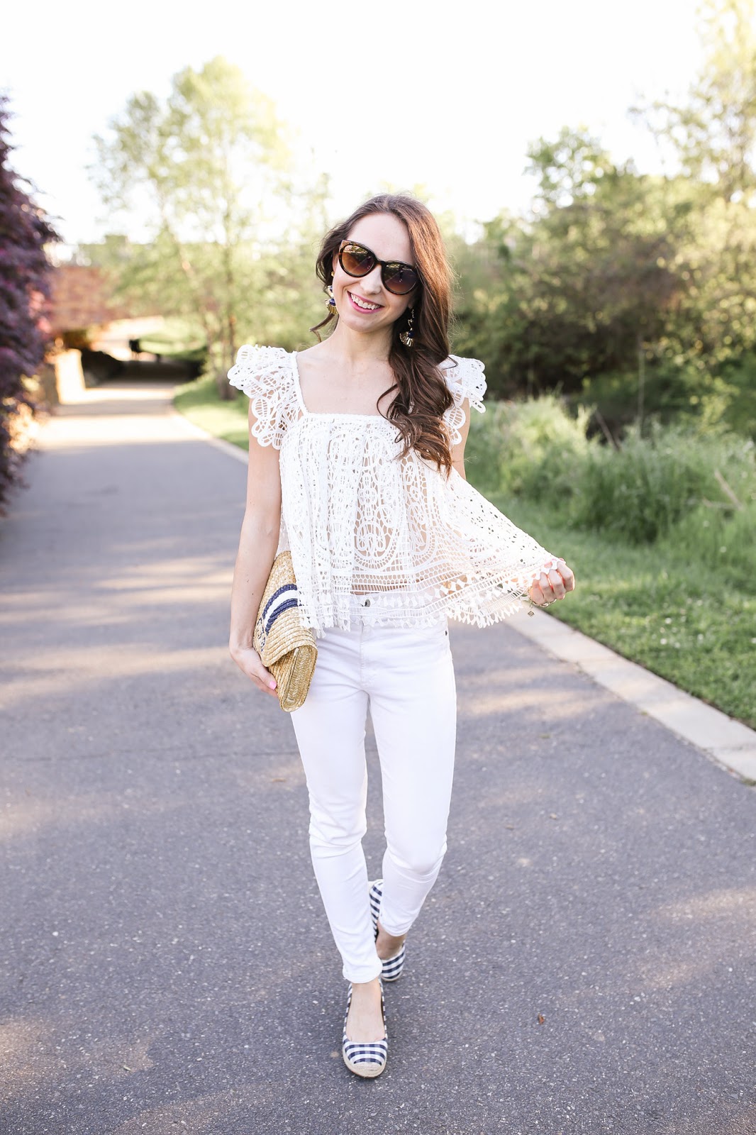 White Crochet Top | Caralina Style