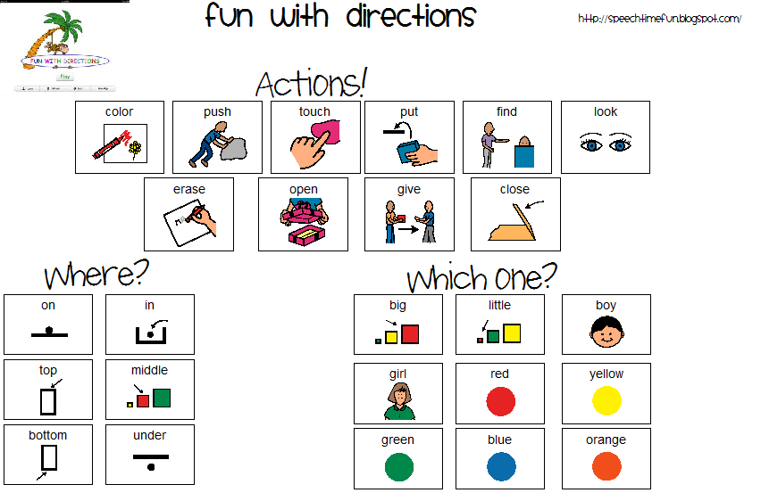 Fun With Directions Review - Speech Time Fun: Speech and Language ...