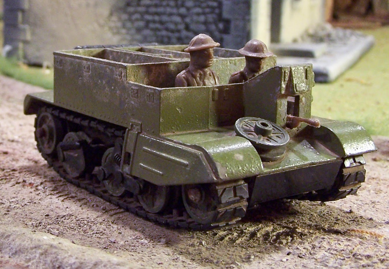 WWII Plastic Toy Soldiers: British Reconnaissance Vehicles