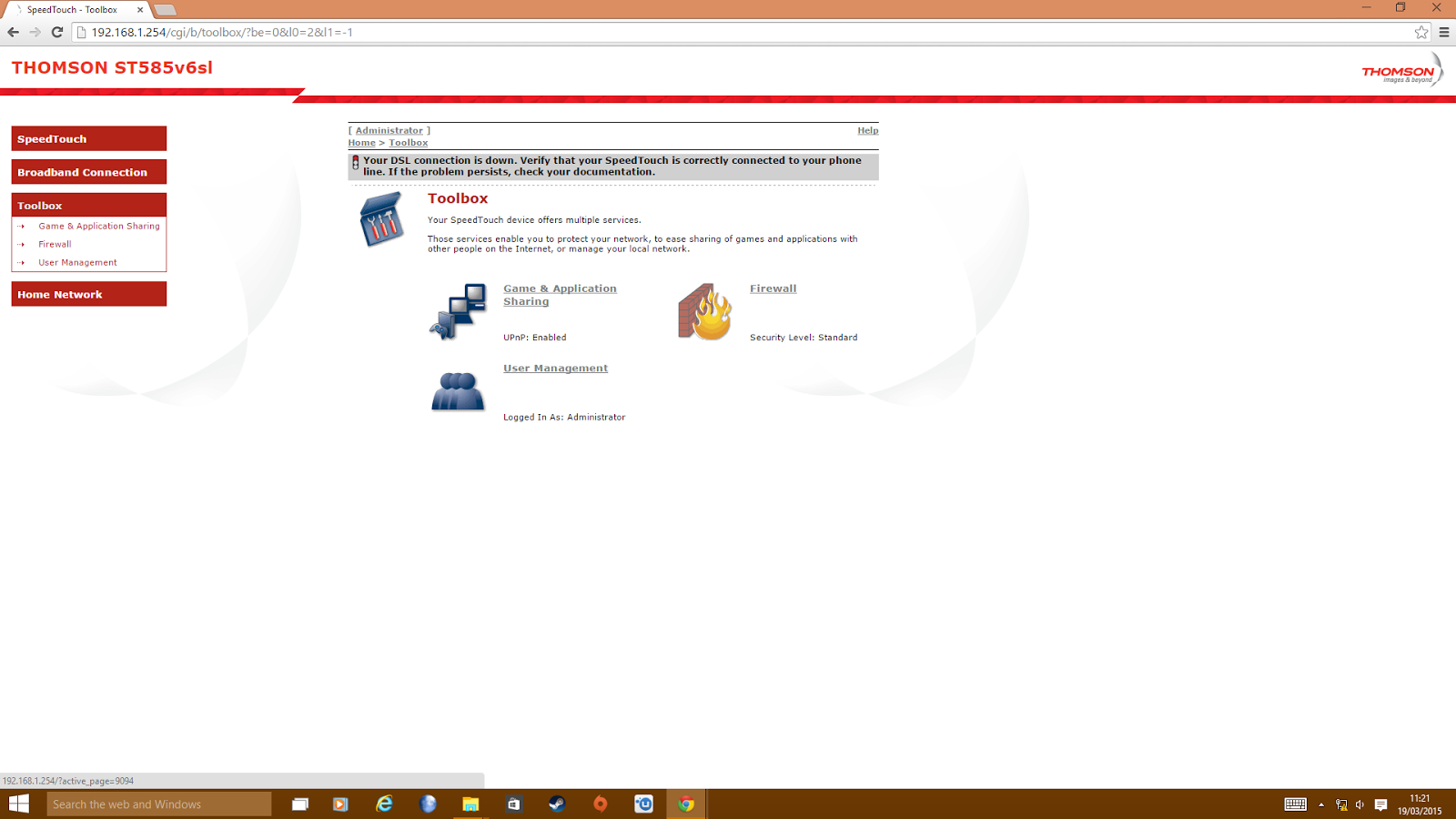 Thomson/Alcatel/Technicolor SpeedTouch ST585v6sl: Info, Unlock and ...