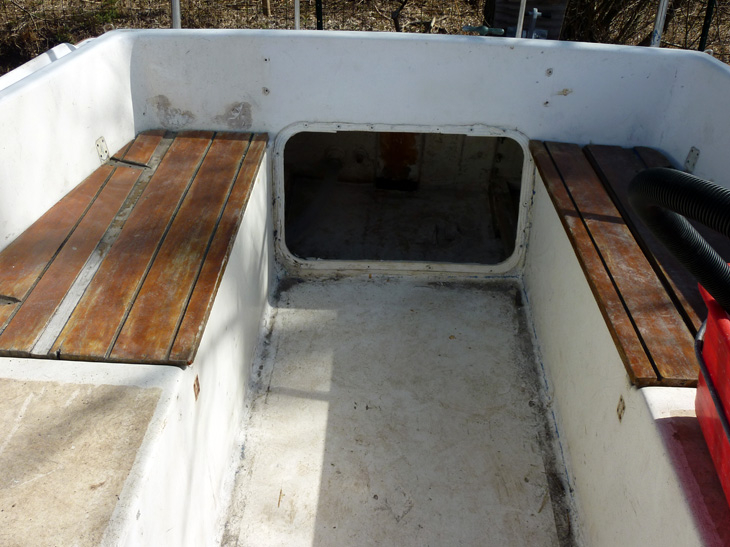 Little Grace: Work starts on aft and cockpit lockers