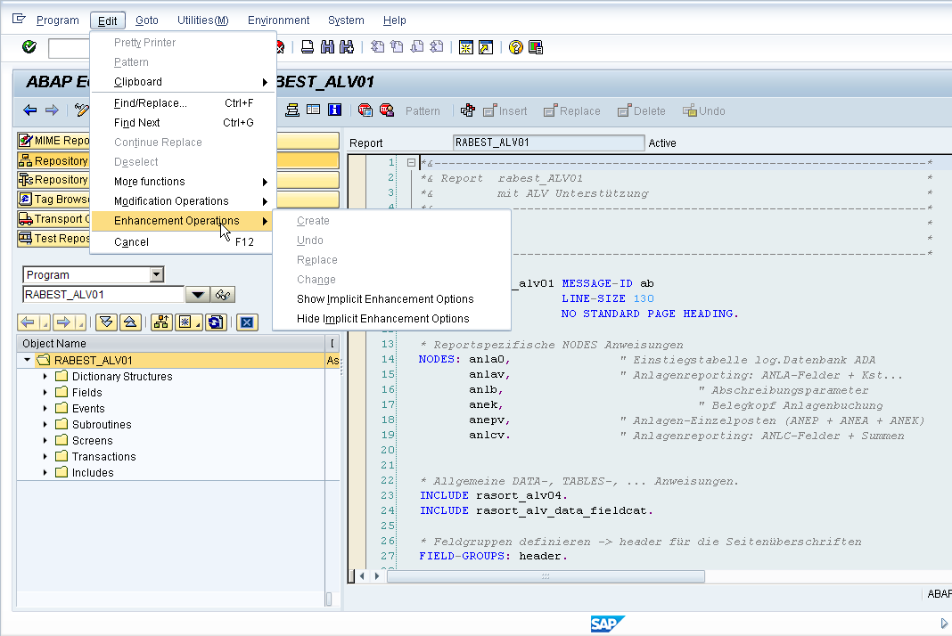 SAP ABAP Tips and Tricks: Enhancemen Point How To